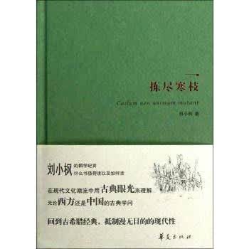 拣尽寒枝 刘小枫 华夏出版社