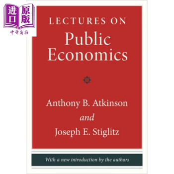 公共经济学讲座 诺贝尔经济学奖 英文原版 Lectures on Public Economics