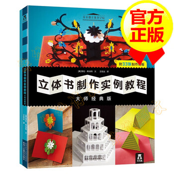 立体书制作实例教程大师经典版 实例教程儿童手工diy生日礼物启蒙早教