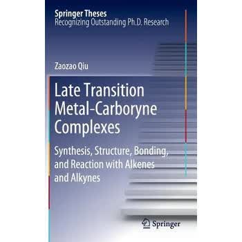 Late Transition Metal-Carboryne Complexes: Synth