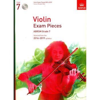 英皇考级教材 小提琴精选曲目七级2016-2019带钢伴谱附CD 英文原版 官方教材