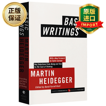 Basic Writings 马丁海德格尔基本写作 英文原版 社会科学哲学书籍 Martin Heidegger 存在与时间 语言的本质 英文版进口英语书籍