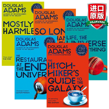 英文原版 银河系漫游五部曲 The Hitchhiker's Guide to the Galaxy 预售
