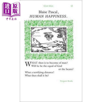 人类的快乐 帕斯卡 英文原版 Human Happiness Pascal