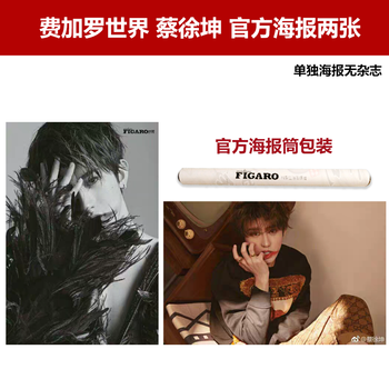 人物杂志2022年第1期 2021年度面孔 蔡徐坤封面+店赠海报+明信片+飞机盒 计入销量 人物杂志/时尚伊人COSMO 2022年1月马龙王凯内页 费加罗世界18年7月蔡徐坤官方海报两张+海报