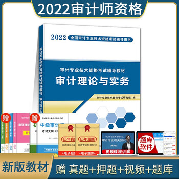 备考2022初级审计师考试图书 中级审计师资格考试教材 审计专业相关知识+审计理论与实务 审计理论与实务