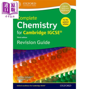 Complete Chemistry Cambridge IGCSE 英文原版 剑桥IGCSE全化学