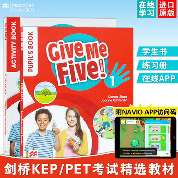 麦克米伦 Give Me Five 少儿英语 西班牙公立学校教材 剑桥考试进口原版辅导书 1级别
