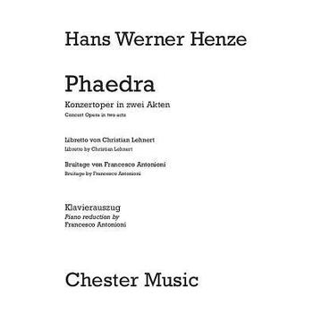 Phaedra: Vocal Score