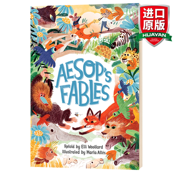 英文原版 伊索寓言Aesop's Fables, Retold by Elli Woollard