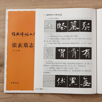 张玄墓志铭 经典碑帖入门辅导张黑女墓志铭 基础笔法偏旁部首结构章法魏碑楷书毛笔字帖技法讲析中国书店