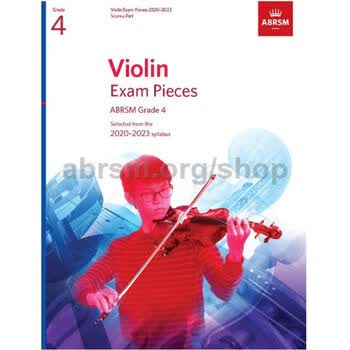 英皇考级教材 小提琴考级作品曲目第四级附钢琴伴奏谱 无音频  2020-2023年版 英文牛津原版