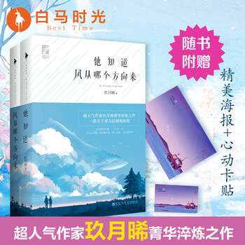 正版 他知道风从哪个方向来 青春文学 爱情\/情感 书籍 青春言情作家 著有亲爱的系列 追风系小说书