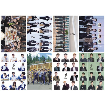 R1SE海报2021全新周边周震南何洛洛夏之光明信片卡贴壁纸挂画 R1SE H款 明信片