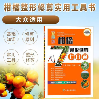 彩图版柑橘整形修剪七日通 柑橘种植技术书籍 柑橘修剪 果树种植书籍