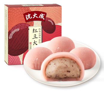 上海特产沈大成 中华老字号糯米大福 红豆凤梨麻薯团子 干吃汤圆 江南特产糕点 休闲零食办公茶点 红豆大福4粒240g【图片 价格 品牌 报价】-京东