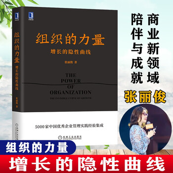 组织的力量：增长的隐性曲线 张丽俊著 组织的力量