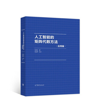人工智能的矩阵代数方法：应用篇