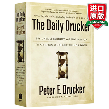 英文原版 德鲁克日志 The Daily Drucker