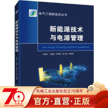 新能源技术与电源管理 王顺利 于春梅 毕效辉 李小霞  等 编著 新能源 锂离子电池 电动汽车