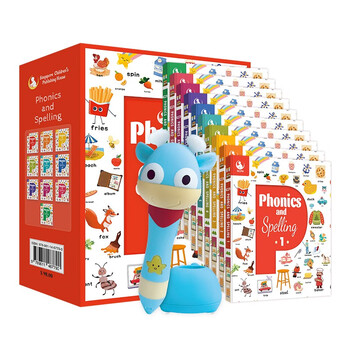自然拼读Phonics and Spelling(全10册) 送鹿公子点读笔 进口原版英文原版