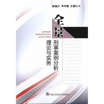 全景刑事案例分析理论与实务 赵福江,辛宇鹤,王慧【正版图书】
