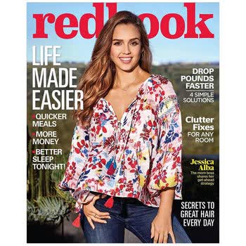 【包邮】订阅REDBOOK 美容时尚杂志 美国英文 年订10期D501原版