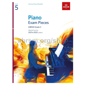 英皇考级教材 钢琴五级考级作品Piano Exam Pieces 2021-2022年英文版无音频 五级作品英文版无音频