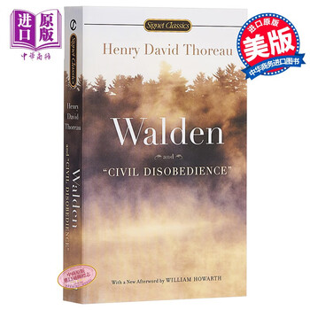 梭罗：瓦尔登湖 英文原版 Walden and Civil Disobedience