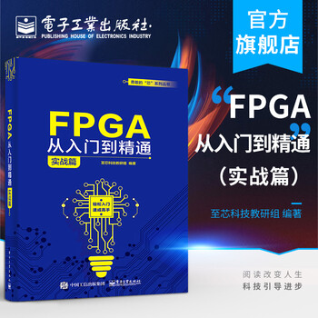 官方正版 FPGA从入门到精通：实战篇 至芯科技教研组 软件工具使用语法解释设计方法常用