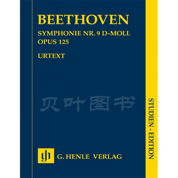 贝多芬 d小调第九交响曲 op. 125 Beethoven Ludwig van Symphony