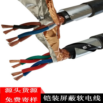 OLOEY铠装RS485线ASTP-120通讯电缆RVSP22 4X1.5 1.0双绞屏蔽电线光伏 铠装ZRC-RVSP22 2X2X0.75平【图片 价格 品牌 报价】-京东