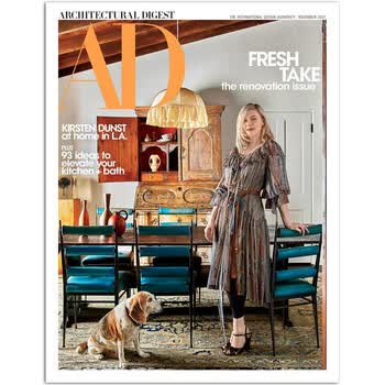 【单期可选】AD Architectural Digest 美国建筑辑要 2021年1/2/3/4/5/6/9/10/11月 2021年11月刊