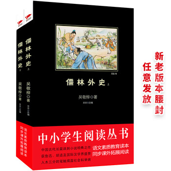 黑皮系列课外阅读：儒林外史（套装上下册）中国古代长篇讽刺小说开山之作 九年级上册阅读