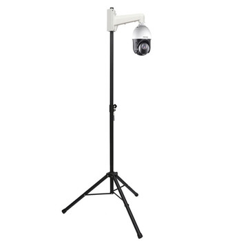 POLIGU摄像头支架监控器大华海康安防三角架便携式户外落地式加长无线网桥室内外摄像头万向支架可调节 3.6米高小鸭嘴或大鸭嘴或半球款 官方 ...