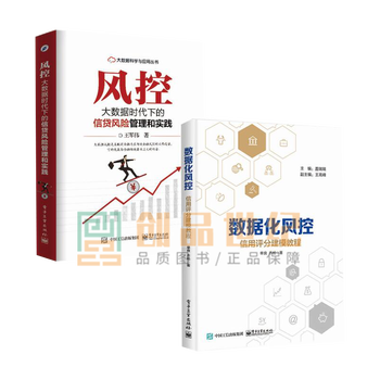 风控：大数据时代下的信贷管理和实践+数据化风控——信用评分建模教程 经济管理书籍