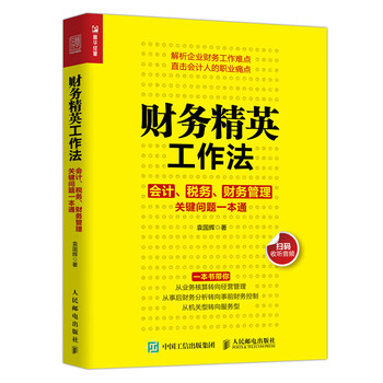 财务精英工作法 会计 税务 财务管理关键问题一本通 袁国辉 著 人民邮电出版社