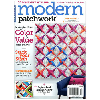 【包邮】订阅modern patchwork 手工编制生活杂志 美国英文 年订4期E468原版