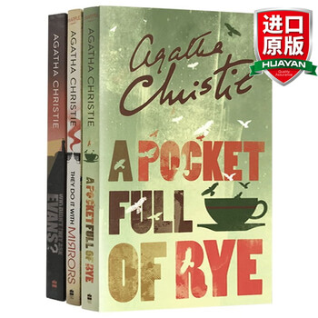 英文原版 马普尔小姐探案第四季3册套装 Miss Marple 阿加莎系列惊悚悬疑侦探推理小说