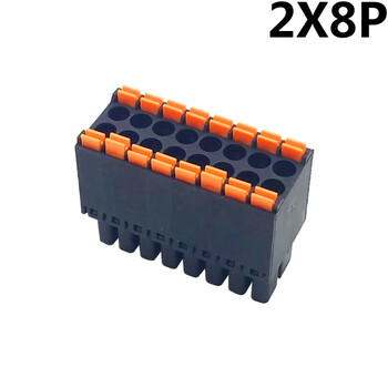 3.5mm双层插拔式接线端子排KF2EDGKS2EDGKNHDFMC1.5ST凤凰端子 2EDGKS-3.5-2X8P【图片 价格 品牌 报价】-京东