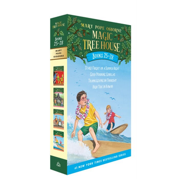Magic Tree House 神奇树屋 进口原版 套装25-28册 桥梁书章节书
