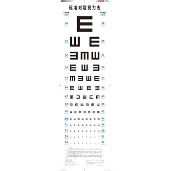 标准对数视力表