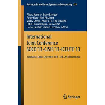 International Joint Conference Soco'13-Cisis'13-