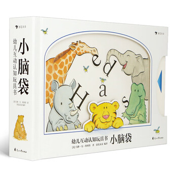 幼儿互动认知玩具书：小脑袋 《纽约时报》榜作者马修 凡 弗利特给孩子的礼物 玩具书子共读