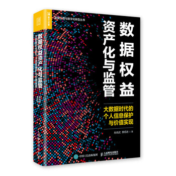 数据权益资产化与监管 大数据时代的个人信息保护与价值实现（人邮普华出品）