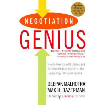Negotiation Genius: How to Overcome