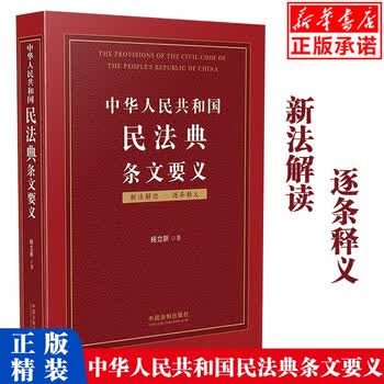 中华人民共和国民法典条文要义