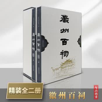 徽州百祠 精装共2册 纪实文体 徽州祠堂结构地理位置文化故事建筑雕刻等详细论述 安徽美术出版社