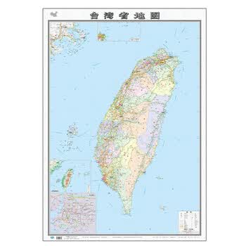 2022年 台湾省地图 1.1米*0.8米 政区交通旅游地形城市地图 不带挂杆