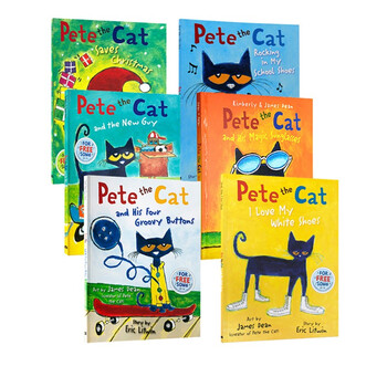 Pete the Cat I Love My White Shoes 6册 皮特猫好性格养成书 